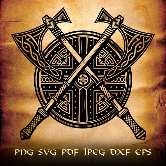 Viking Shield Vector