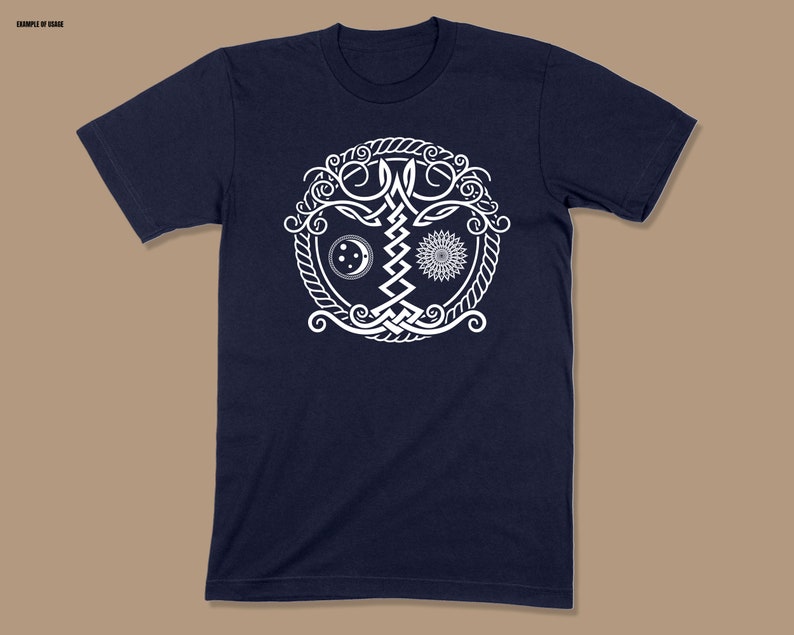 Celtic Tree of Viking Art .svg .eps .png . Jpeg Vector Artwork - Etsy