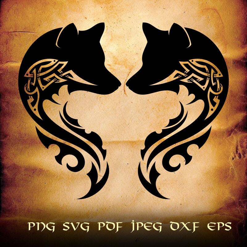 Fenrir Tattoo - Etsy