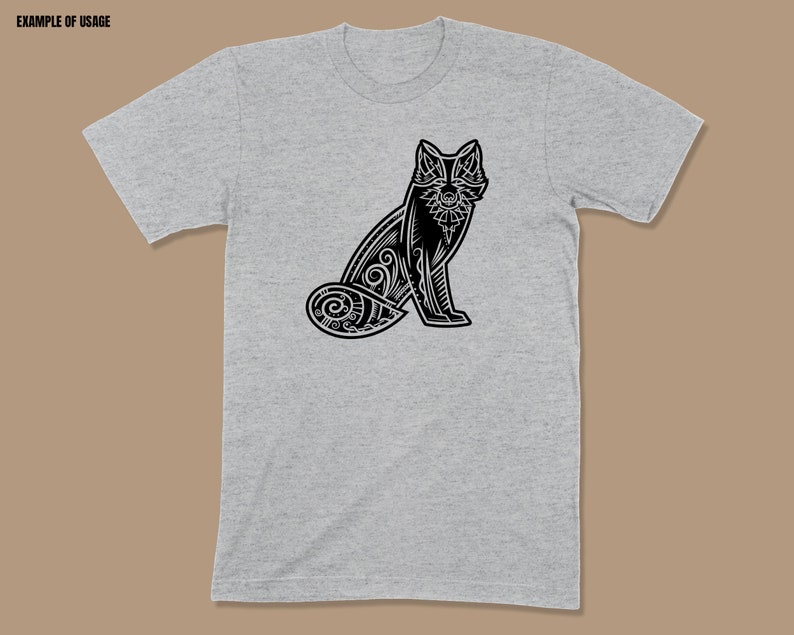 Celtic Fox Viking Medieval Art Logo .svg .png Vector for - Etsy