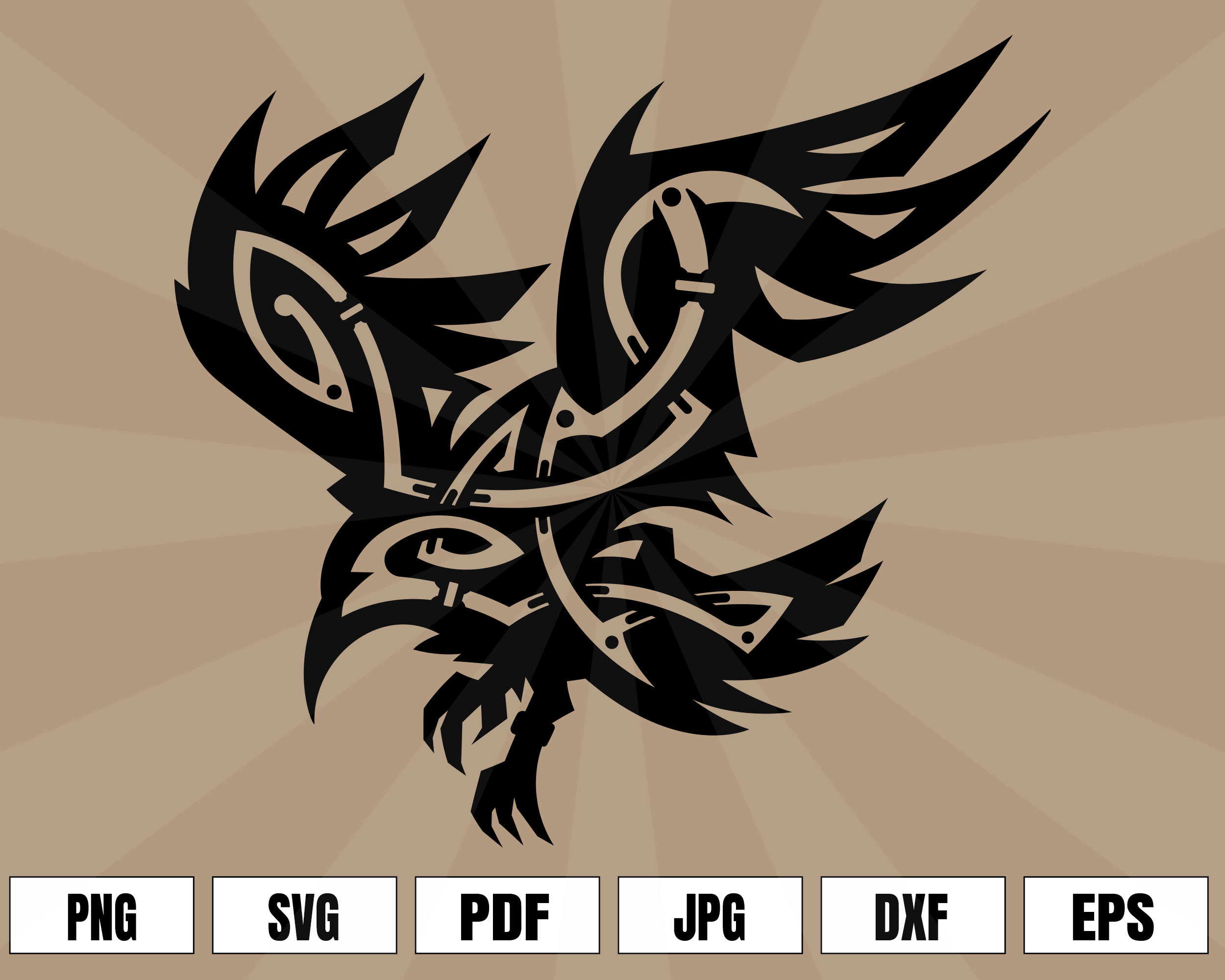 Hell Hawks Logo Clipart