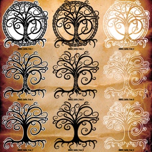 Celtic Tree of Infinity Yggdrasil Viking Art .svg .png Vector Artwork ...