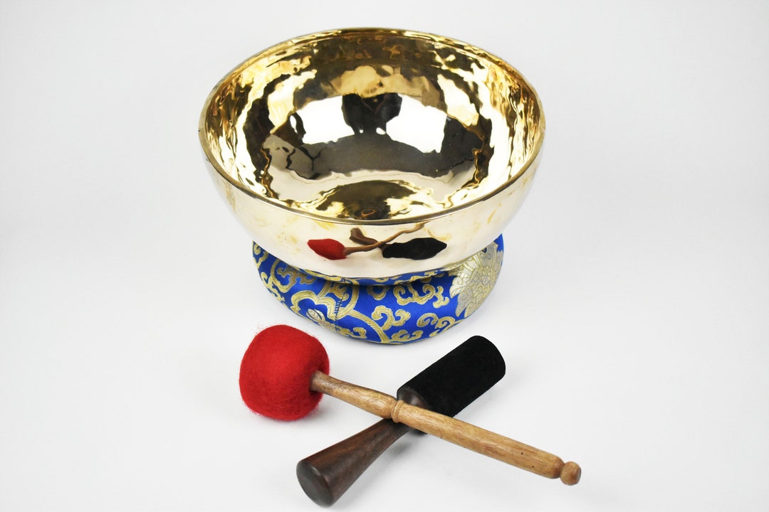 Singing Bowl Small Cymbal Bowl 1500 Gr. Approx. 23 Cm Handmade Nepal ...