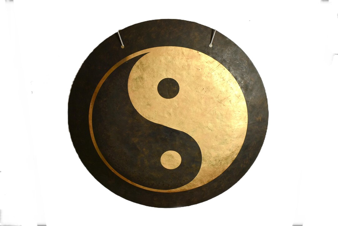 Feng Gong/wind Gong - Yin-yang Design - 34"/85 Cm - 34 Inch - Hand ...