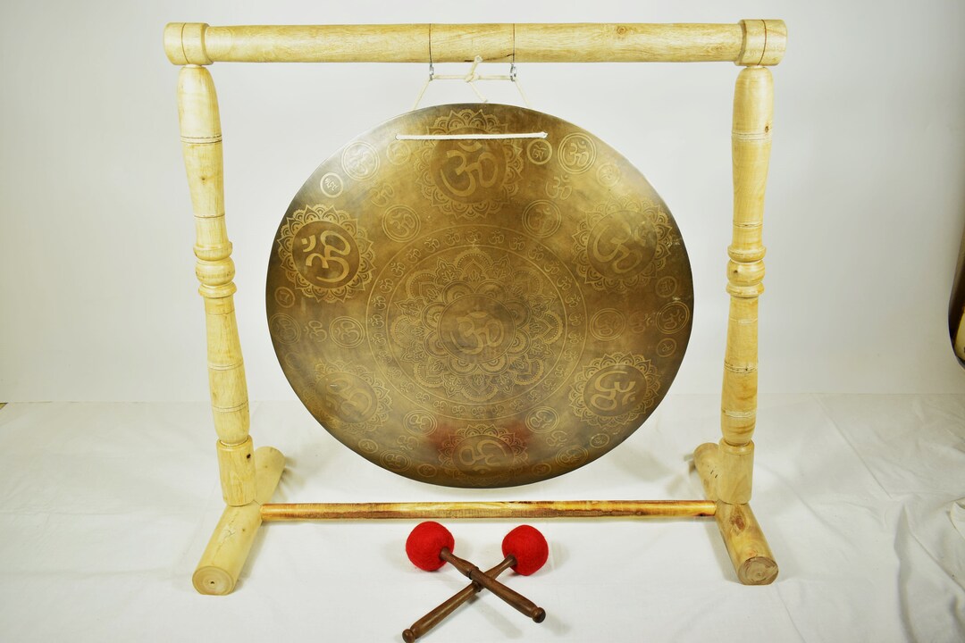 Feng Gong - Om Symbol - Engraving - 4.2 Kg 61 Cm - Meditation/sound ...