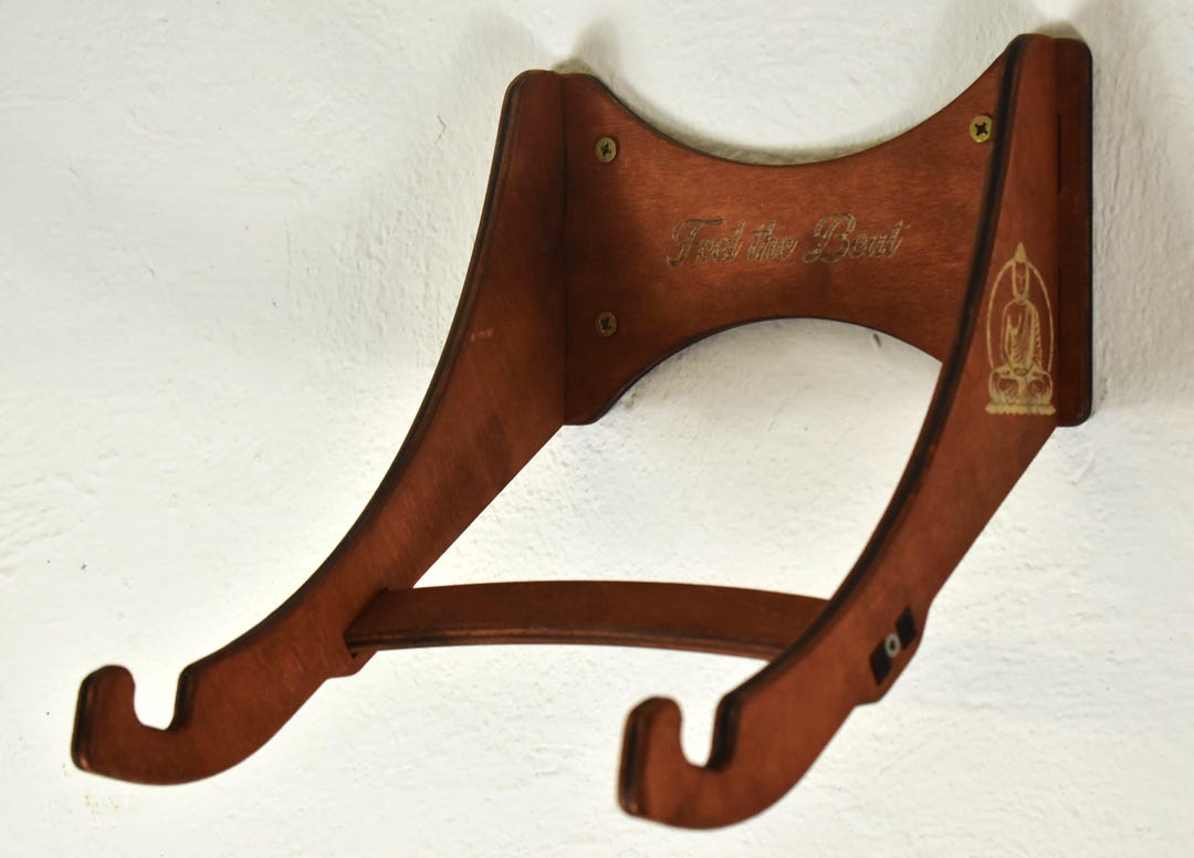 Handpan Wall Mount Complete Set Stand Engraving feel the Flow/buddha ...