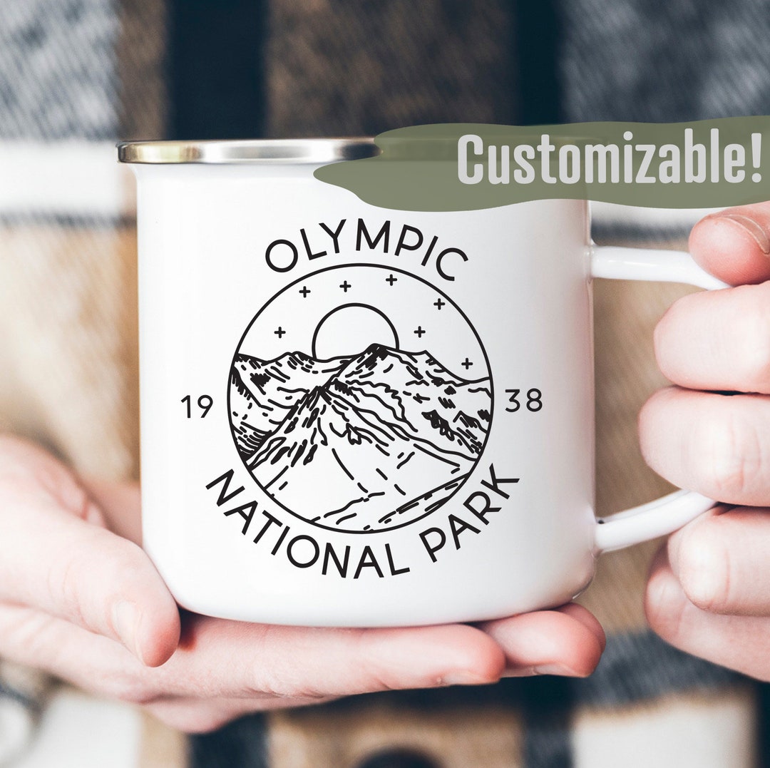 Personalized Olympic Mug, National Park Camp Mug, Camp Mug Personalized ...