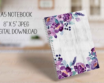 A5 Sublimation Notebook Template - Etsy