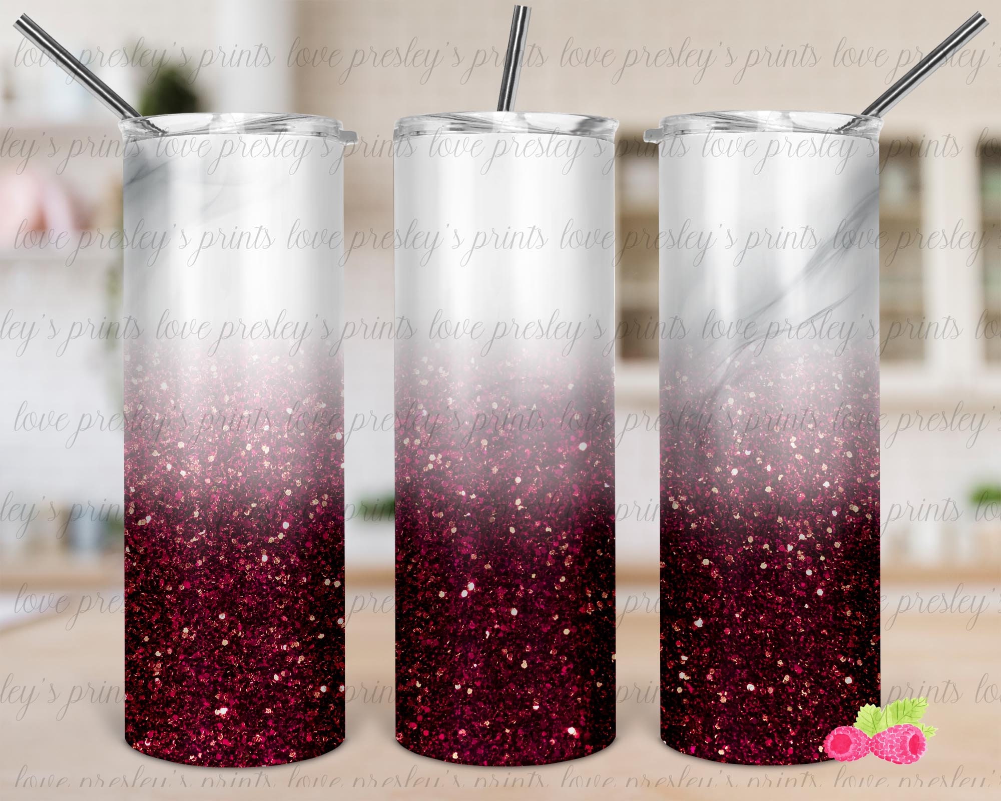 Burgundy Maroon Deep Red Wine Glitter Marble Ombre Digital - Etsy