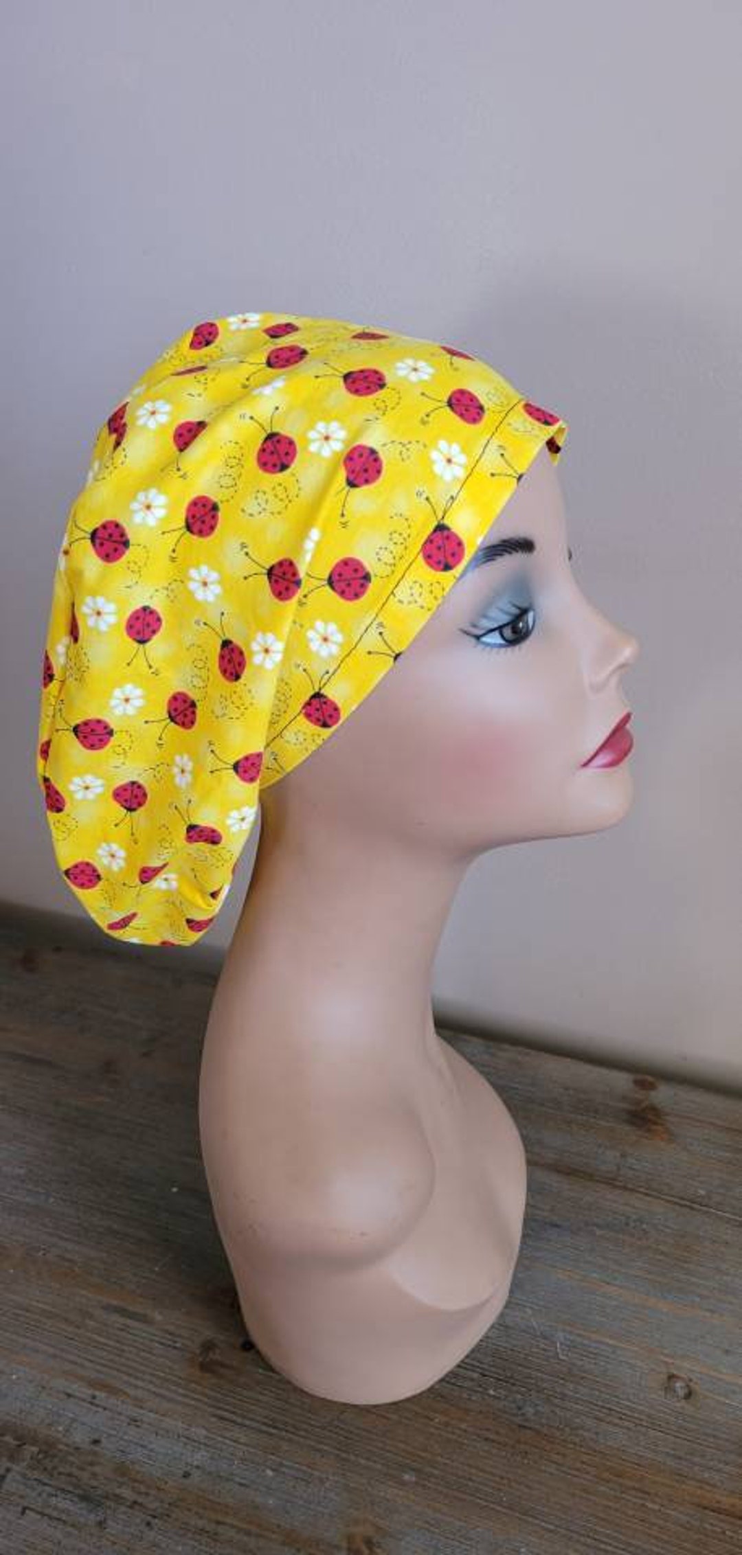 Ladybug Euro Scrub Cap - Etsy