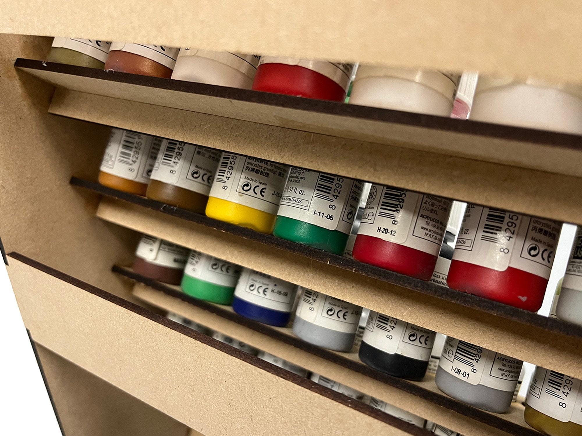 Round 37mm Paint Bottle Rack for 35 Bottles - Fits Hobby Zone System ...