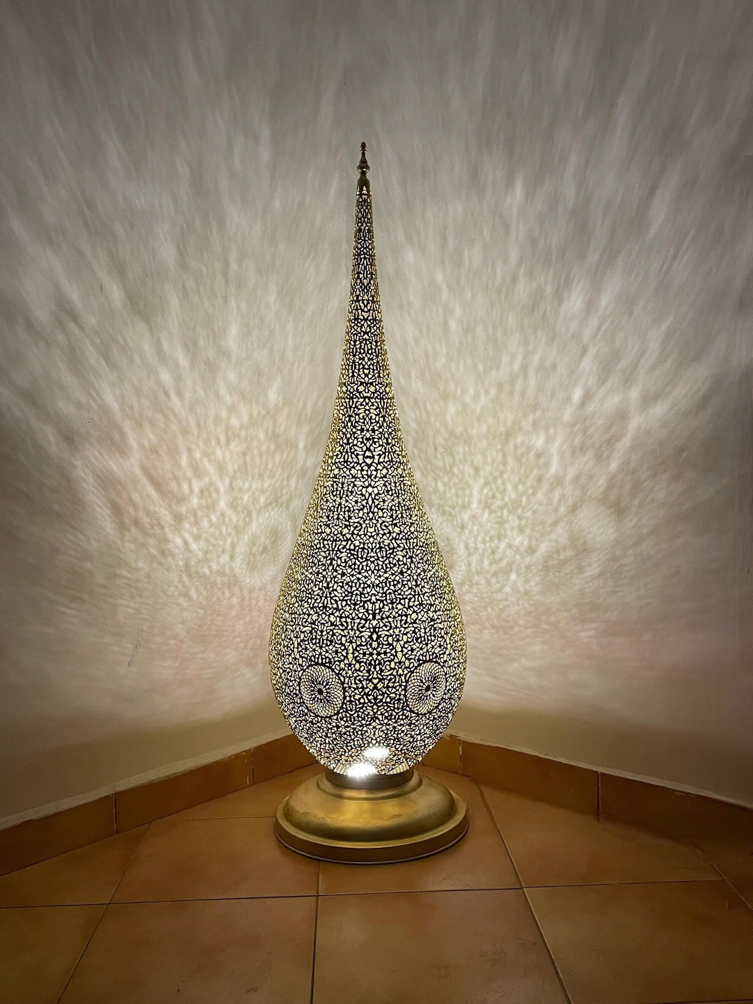 Iconic Moroccan Lamp, Morocco Lighting Handmade, Floor Light, Table ...