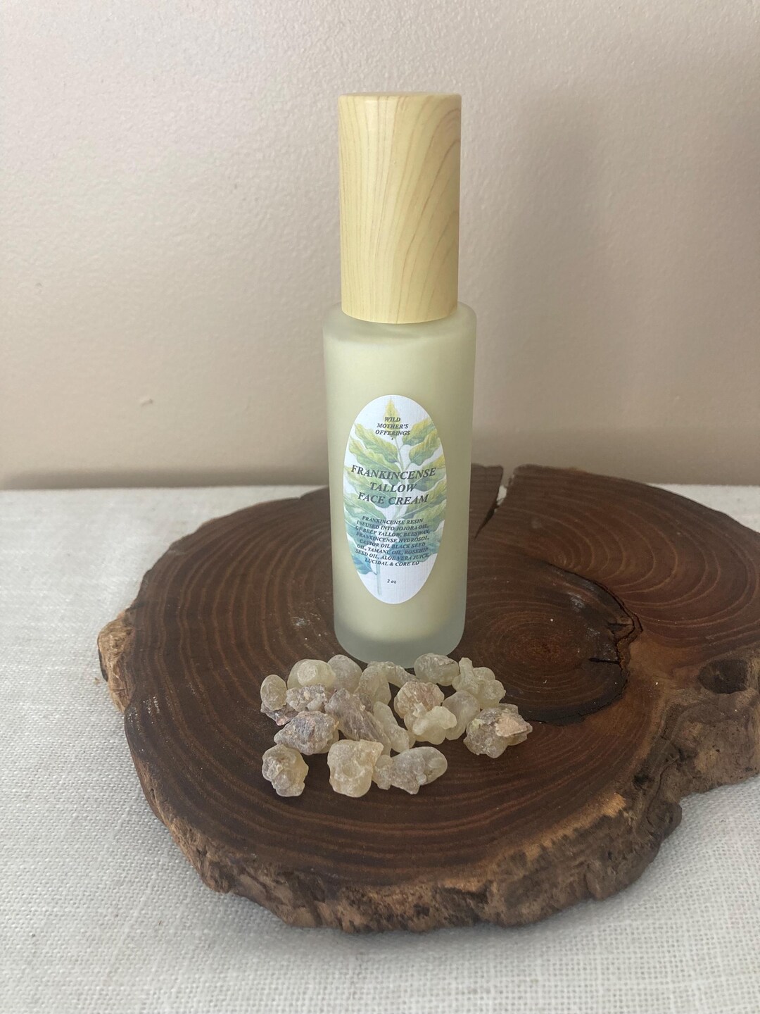 Frankincense & Tallow Face Cream 2 Oz Pump Bottle - Etsy