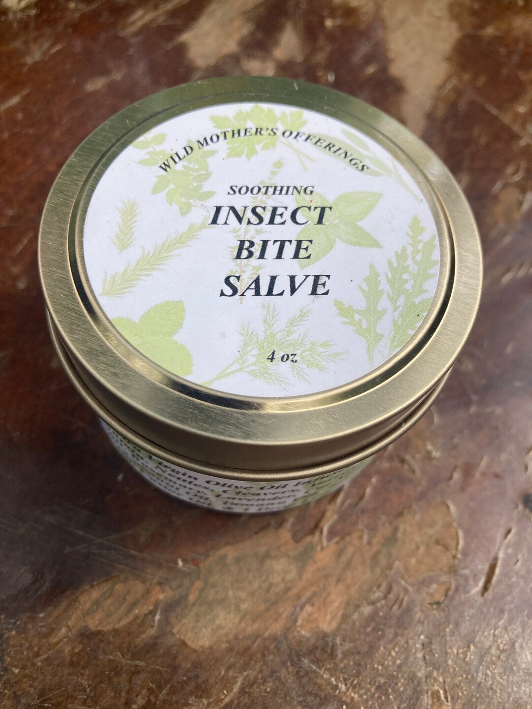 Soothing Insect Bite Salve EXTRA LARGE 4 Oz - Etsy