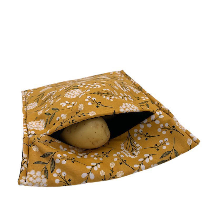Microwave Potato Bag Fabric Potato Cooking Pouch Potato | Etsy