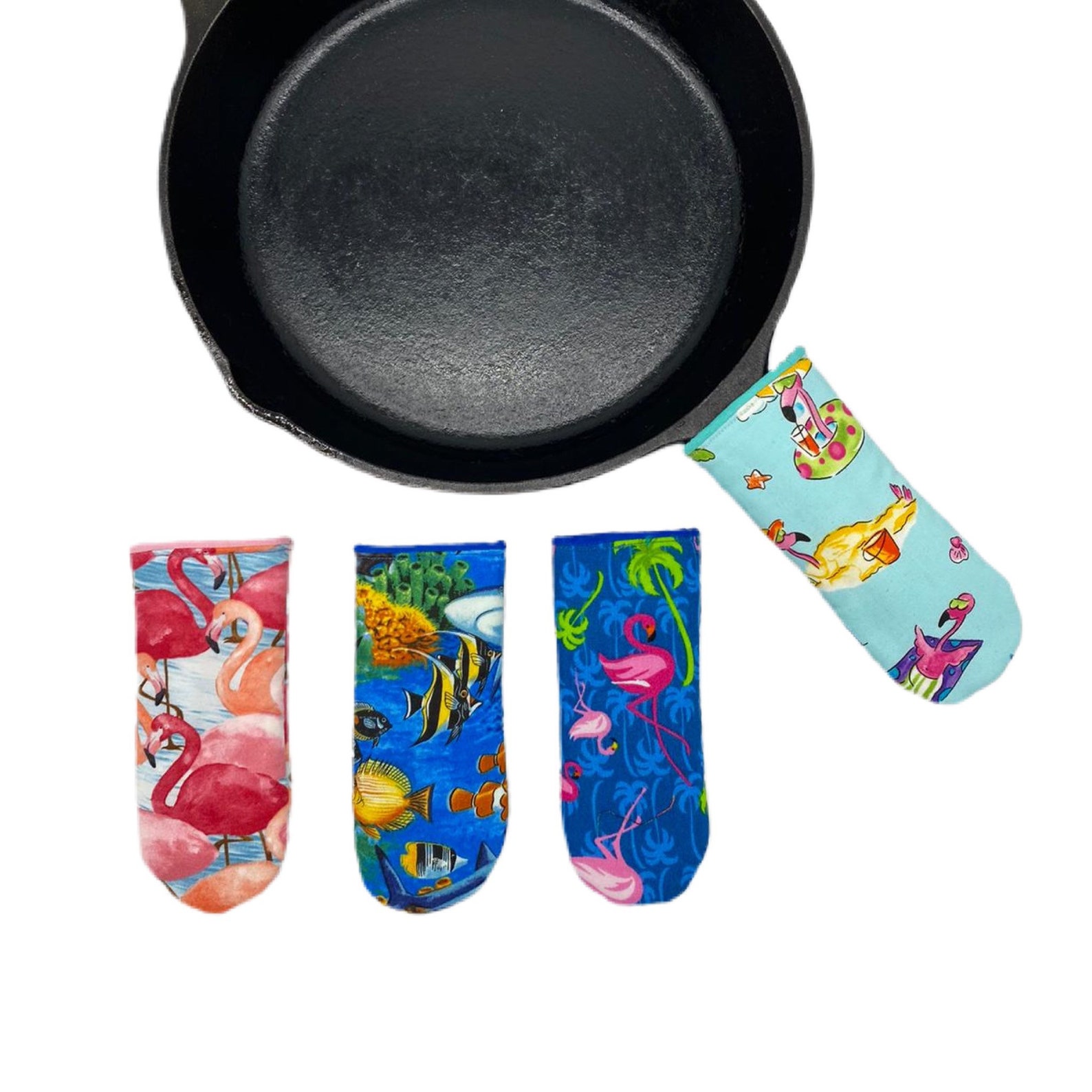 Pan Handle Cover Iron Skillet Handle Cover Pot Holder - Etsy