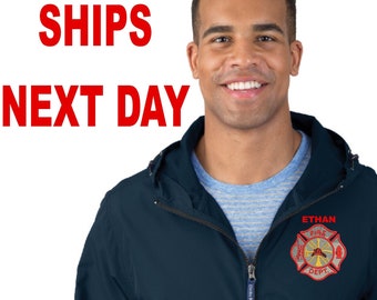 Fire Department Rain Jacket - Etsy