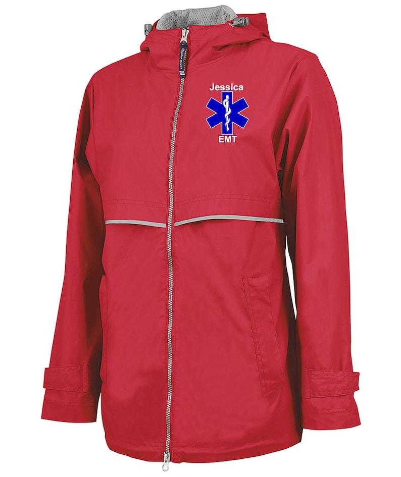 EMT EMS PARAMEDIC Charles River Rain Jacket Medical Worker - Etsy