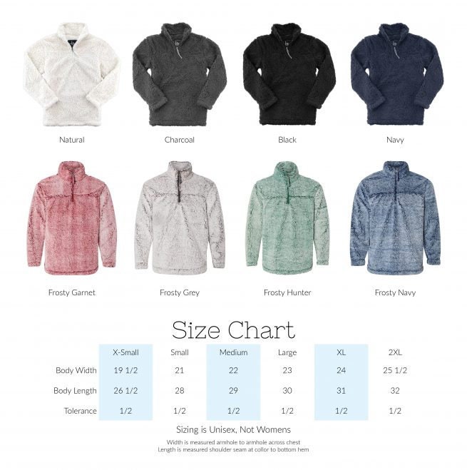 Monogrammed Sherpa Pullover: Boxercraft Quarter Zip - Etsy