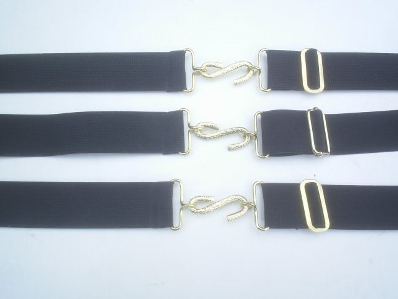 Mans Elastic Black Snake Belts 32mm Wide Fits 30 X 44 Gold - Etsy UK