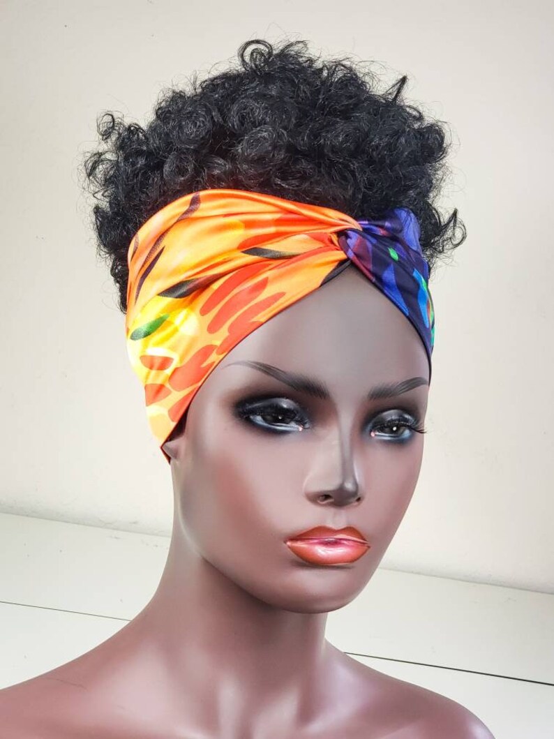 Wide Silk Headbands For Women Twisted Satin Headband Etsy