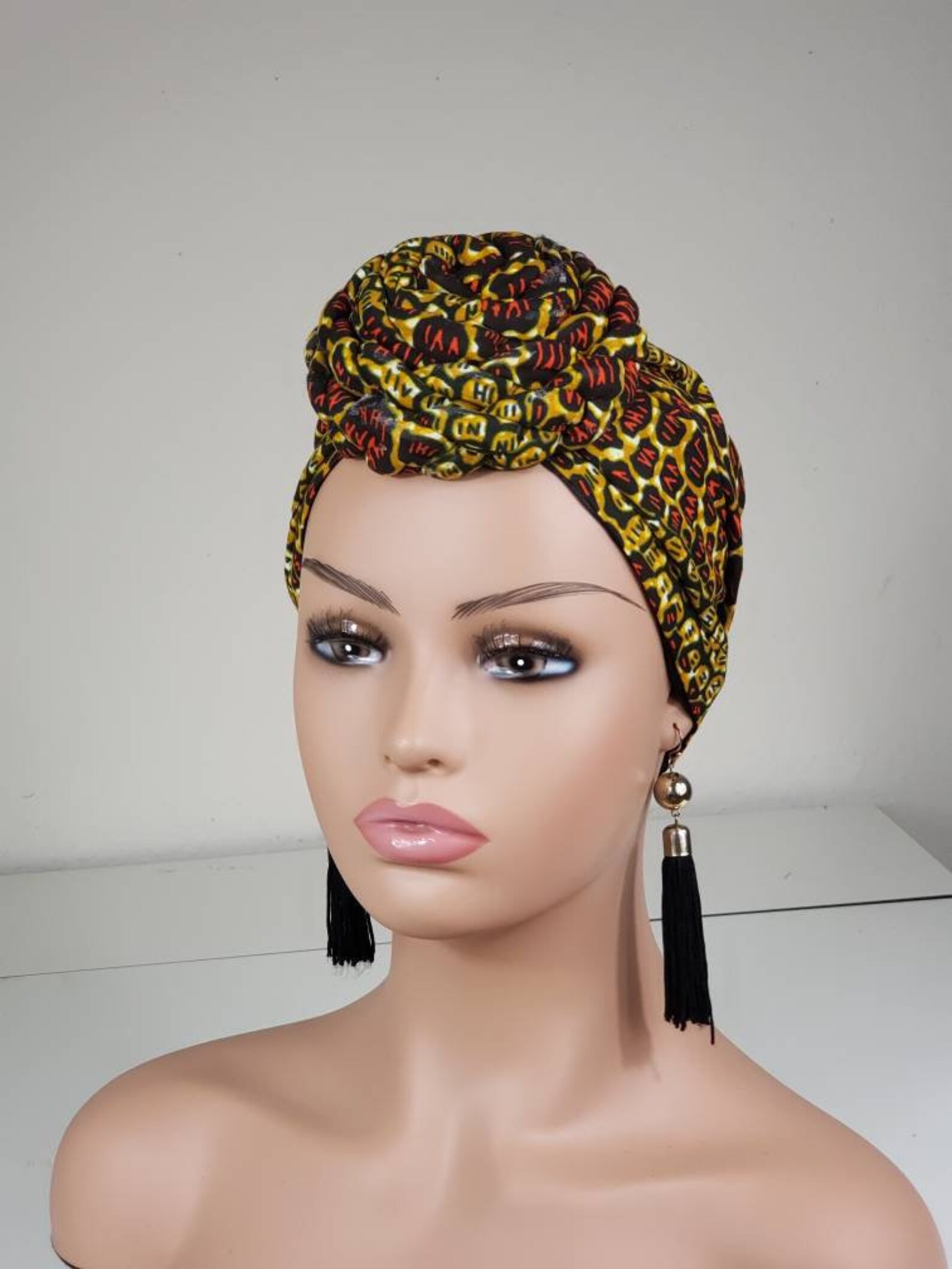 Headwrap Turban Pre Tied Turban Pre Tied Headwrap Etsy