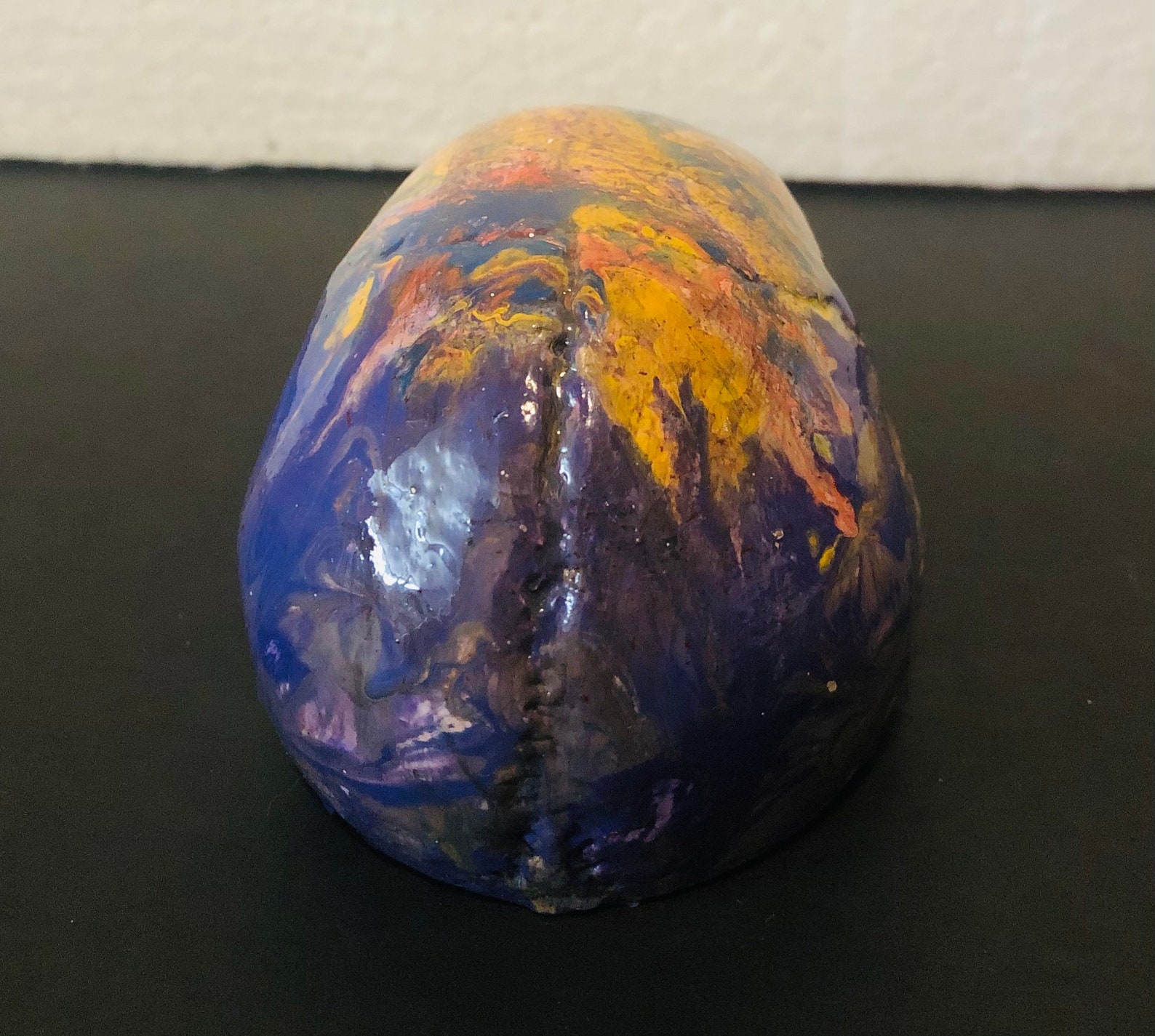 Multi Color Skull Paperweight - Etsy