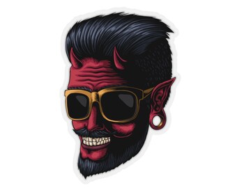 Red Devil Stickers - Etsy