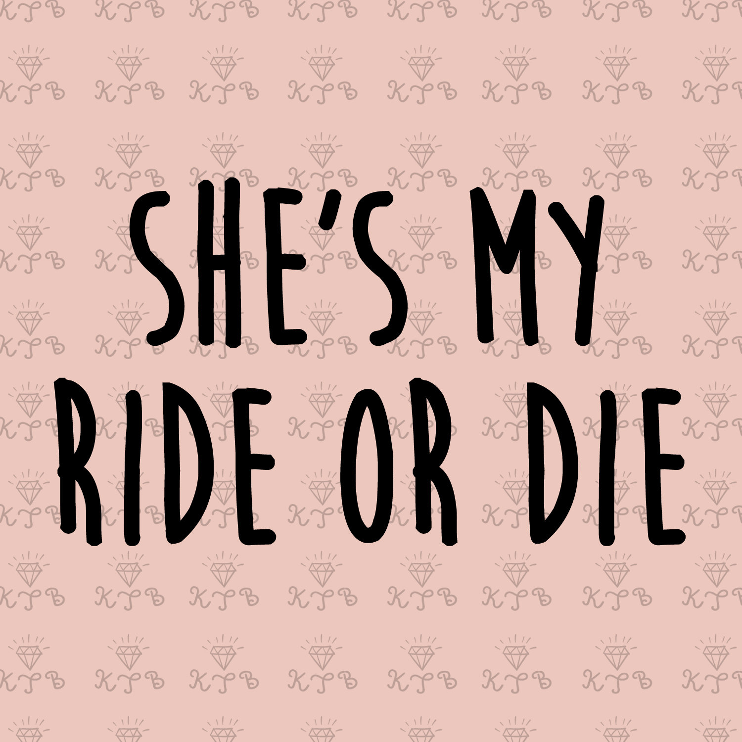 She's My Ride or Die He's My Ride or Die Cute - Etsy