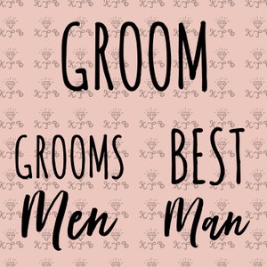 Groom Best Man Groomsmen Wedding Day Groom T-shirts Groomsmen T-shirts ...