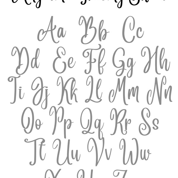 Calligraphy Writing - Etsy