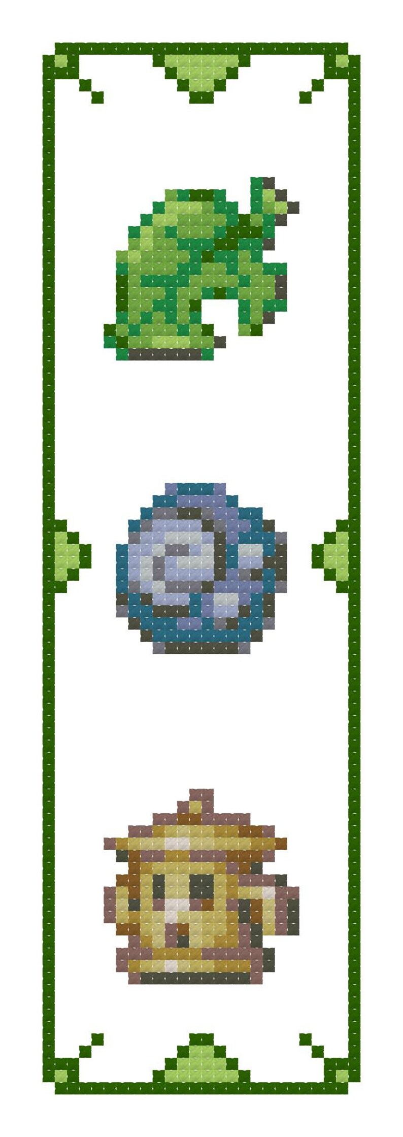 Animal Crossing Bookmark Cross Stitch Pattern - Etsy