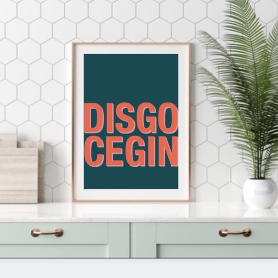Disgo Cegin Kitchen Disco | Etsy UK
