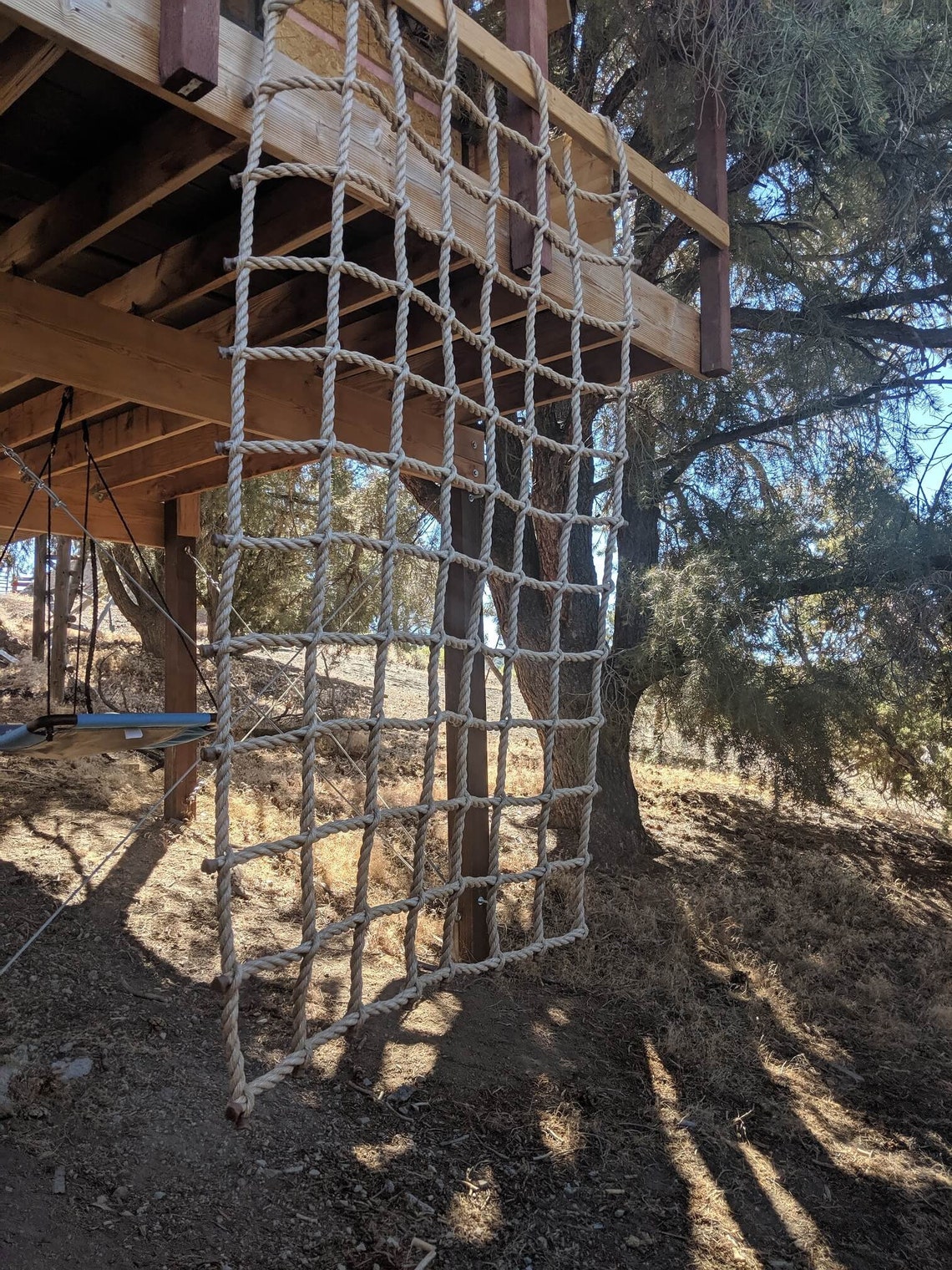 Climbing Net Affordable Quality 1 Pro Manila Rope 8 Squares No Splice ...