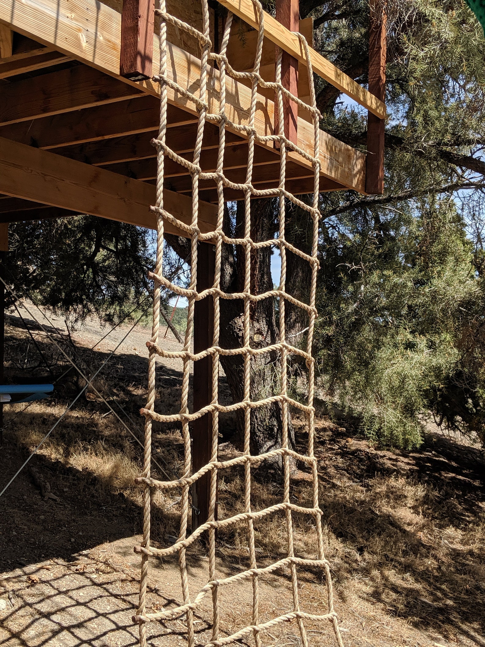 Climbing Net | Affordable Quality | 1" Pro Manila Rope | 10" Squares ...