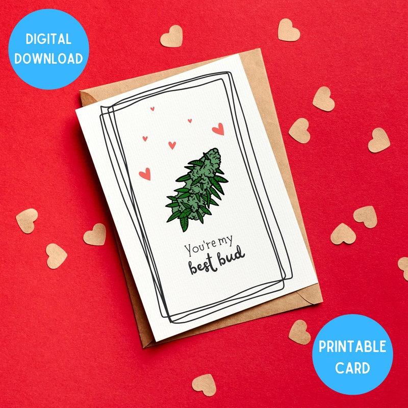 Weed Greeting Card - Etsy