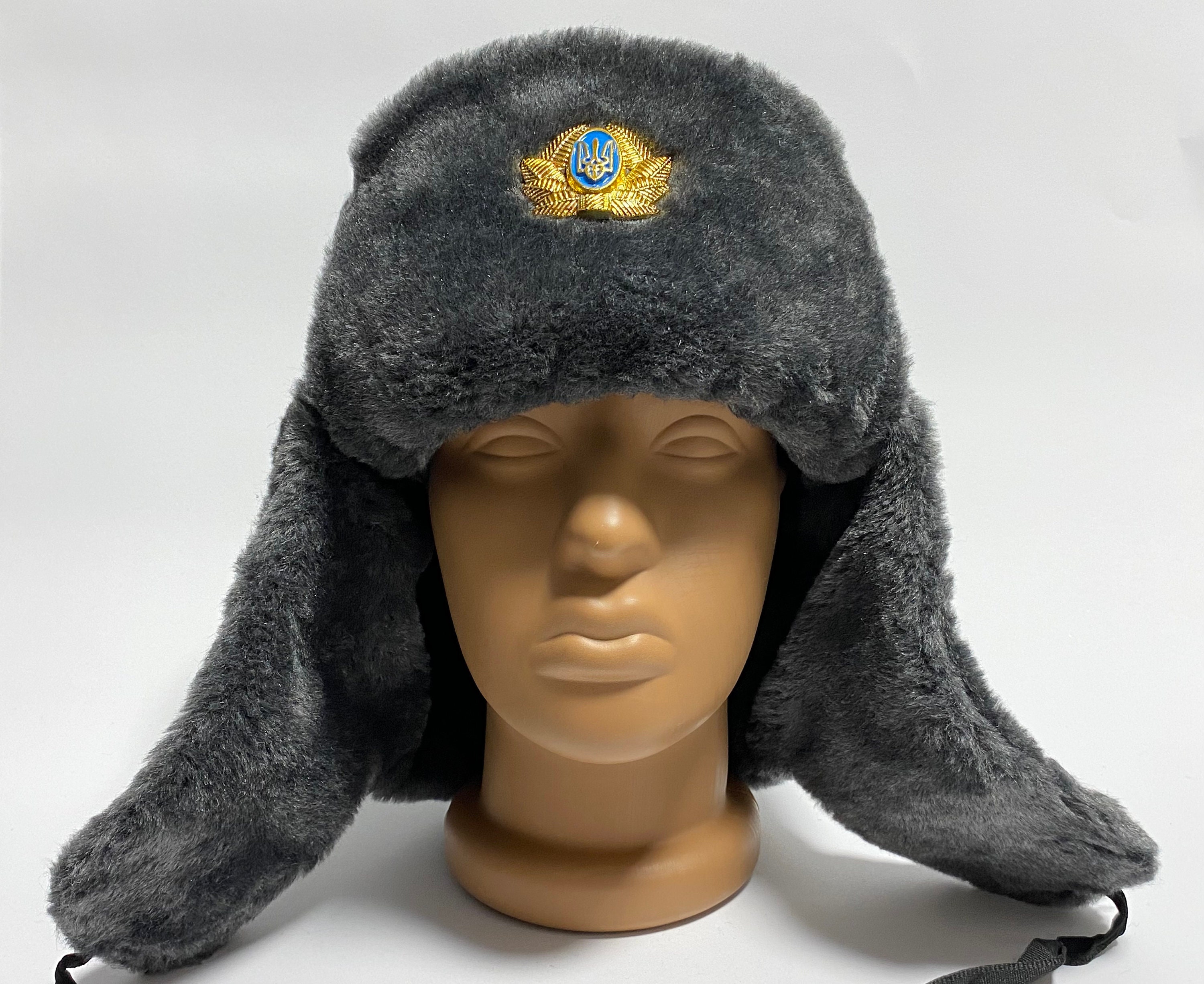 Ukrainian Ushanka Ear Flap Hat Winter Trapper Hat Faux Fur - Etsy
