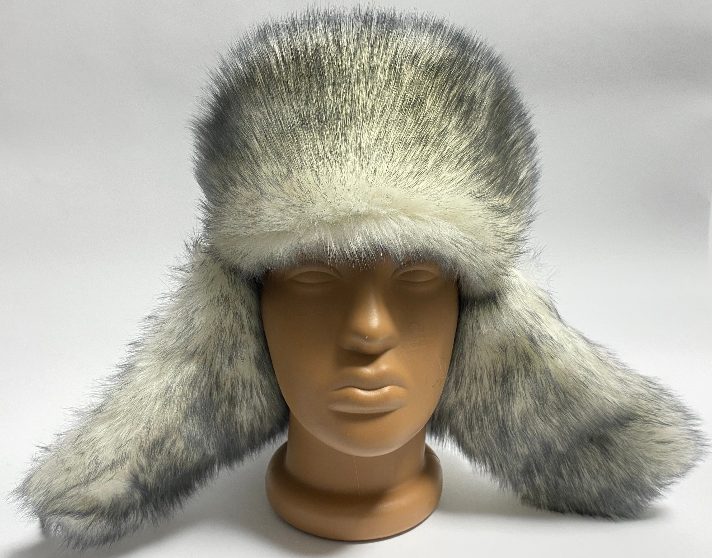 Ushanka Ear Flap Hat Furry Hat With Ears Winter Trapper Hat - Etsy