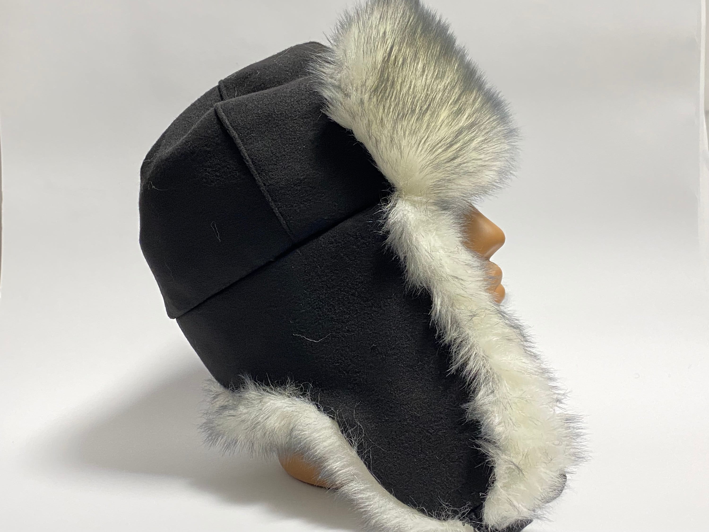 Ushanka Ear Flap Hat Furry Hat With Ears Winter Trapper Hat - Etsy