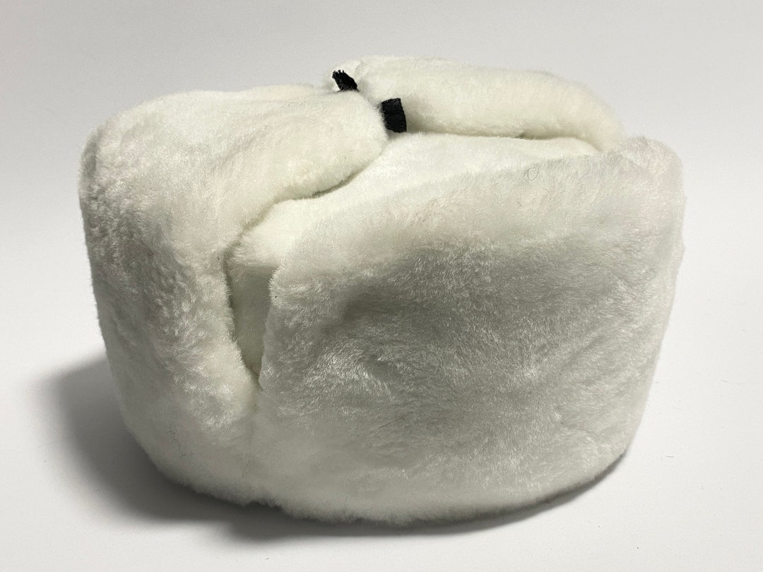 Ushanka Ear Flap Hat, Furry Hat With Ears, Winter Trapper Hat, Faux Fur ...