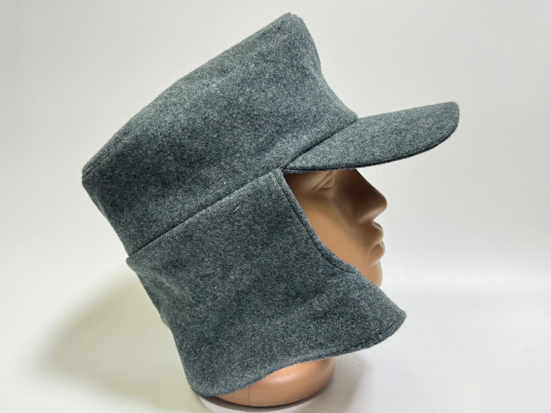 German Military Cap, Austrian Uniform Hat With Ear Flaps, Army Visor ...