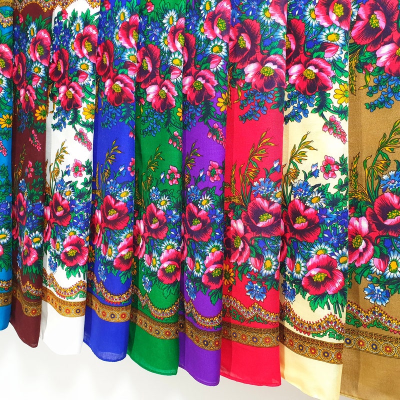 Babushka Scarf - Etsy