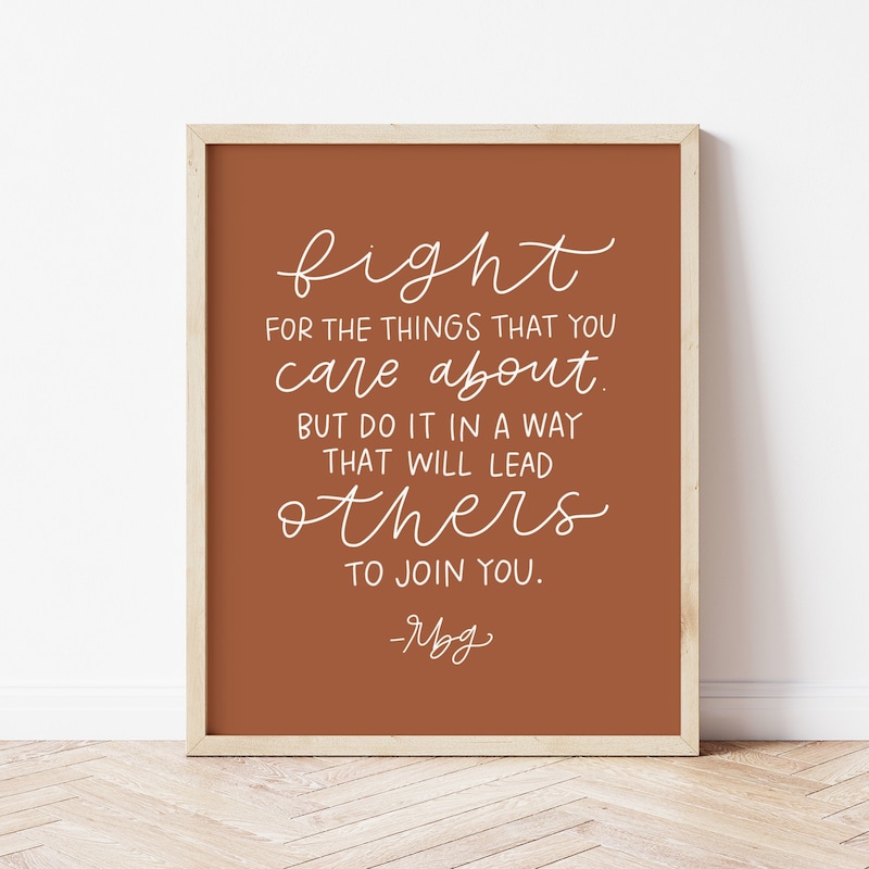 Rbg Quote Art - Etsy