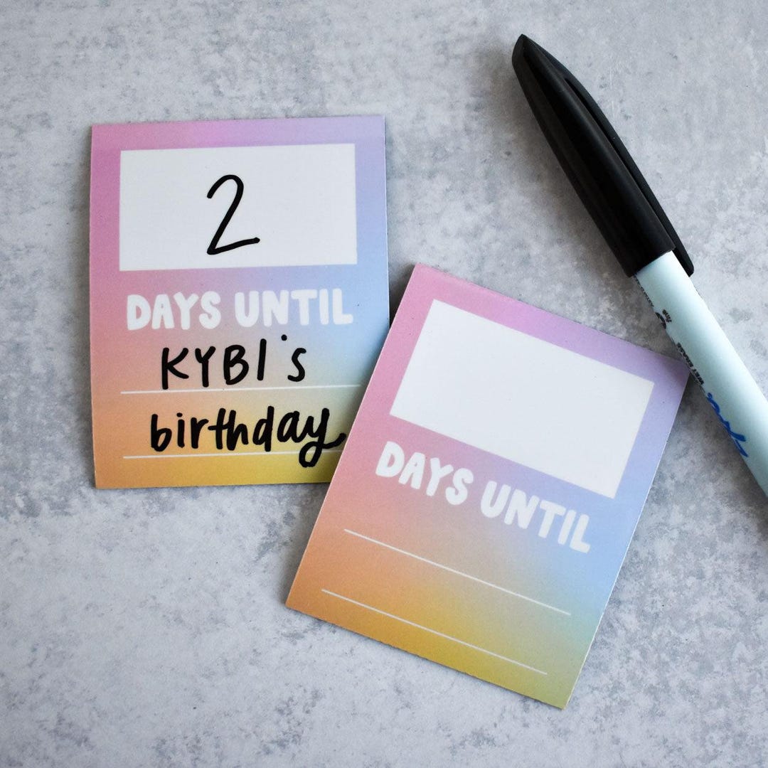 Dry Erase Countdown Magnet | Unique Fridge Magnet for Break Room ...