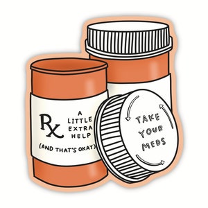 A Little Extra Help Sticker | Mental Health Sticker for Her | Serotonin ...