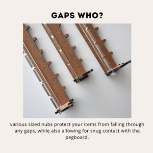 Pre-made Sticker Ledges for Pegboard | Collapsible Shelves for Stickers ...