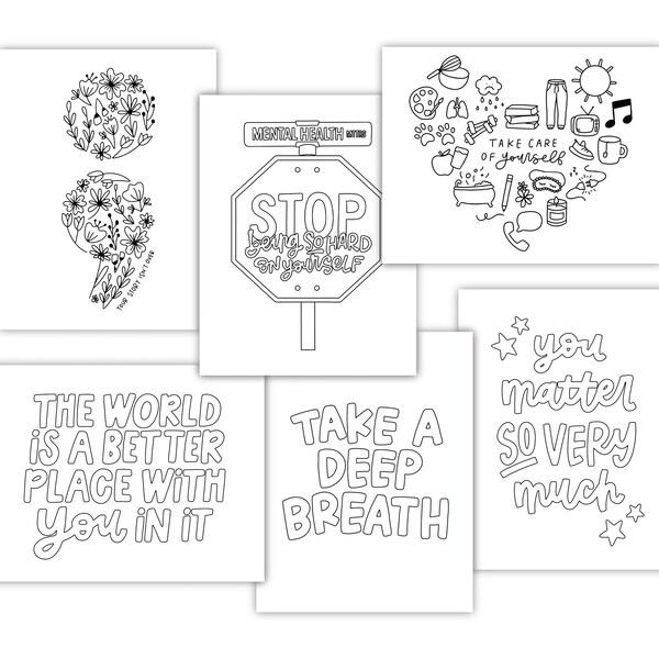 Counselor Office Coloring Pages - Etsy