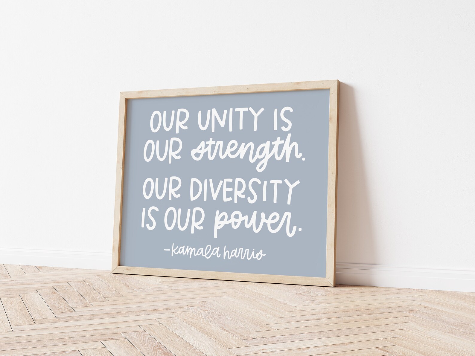 Our Unity is Our Strength Our Diversity is Our Power Kamala - Etsy