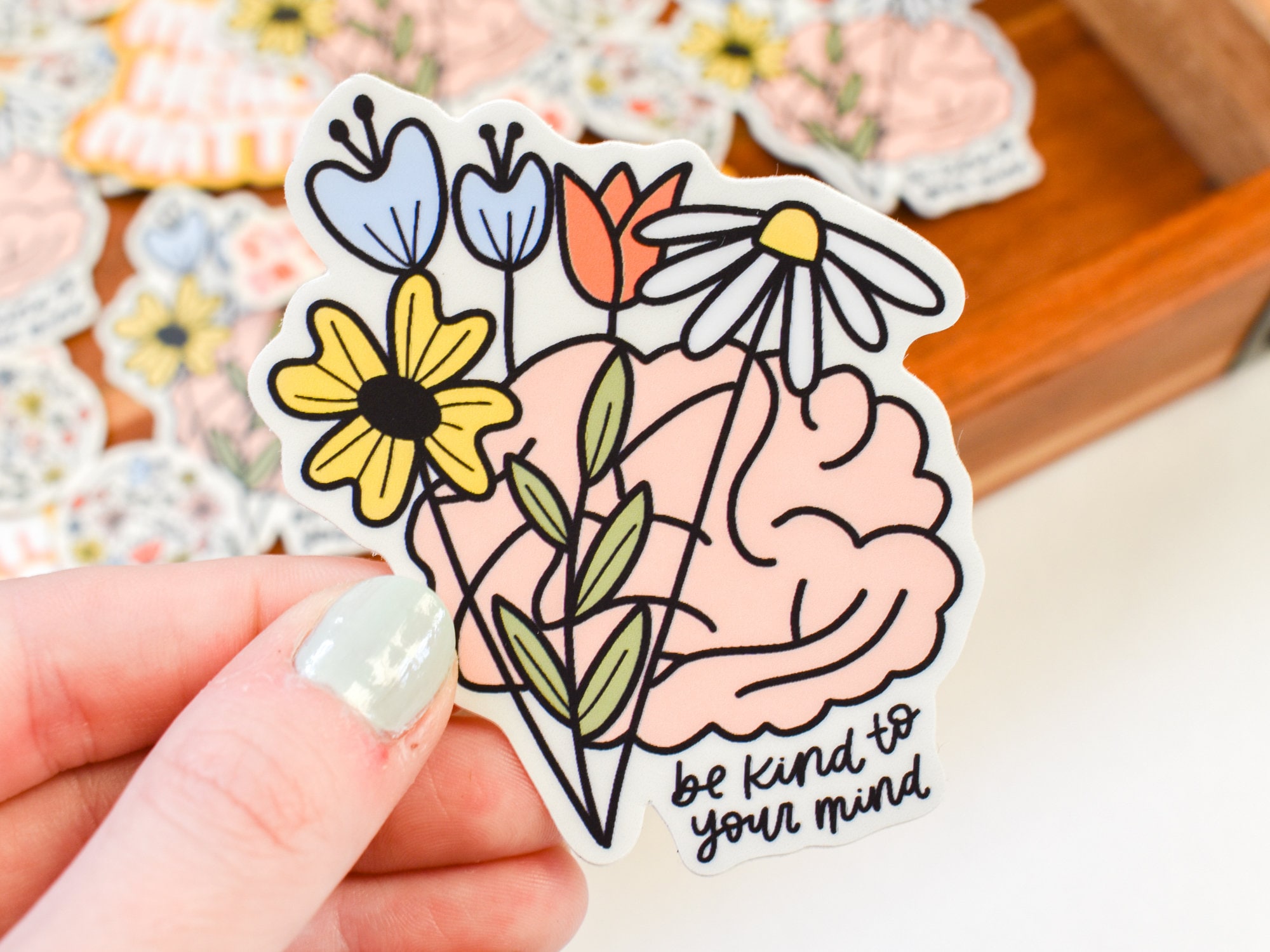 Be Kind to Your Mind Sticker Mental Health Awareness Sticker - Etsy