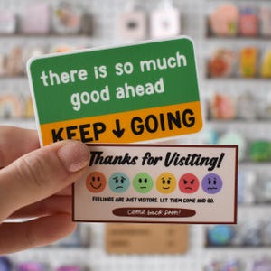 So Much Good Ahead / Keep Going Sticker | Cute Travel Sticker for ...